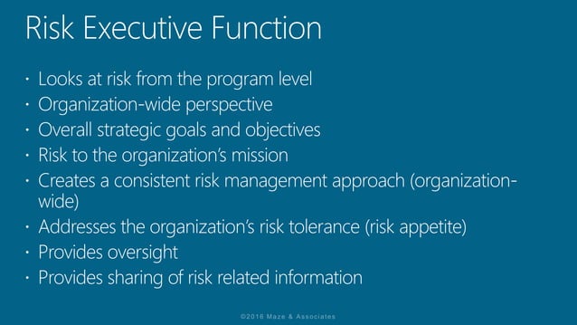 Understanding the Risk Management Framework & (ISC)2 CAP Module 3 ...