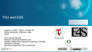 Containerizing HPC and AI applications using E4S and Performance Monitor tool | PPT