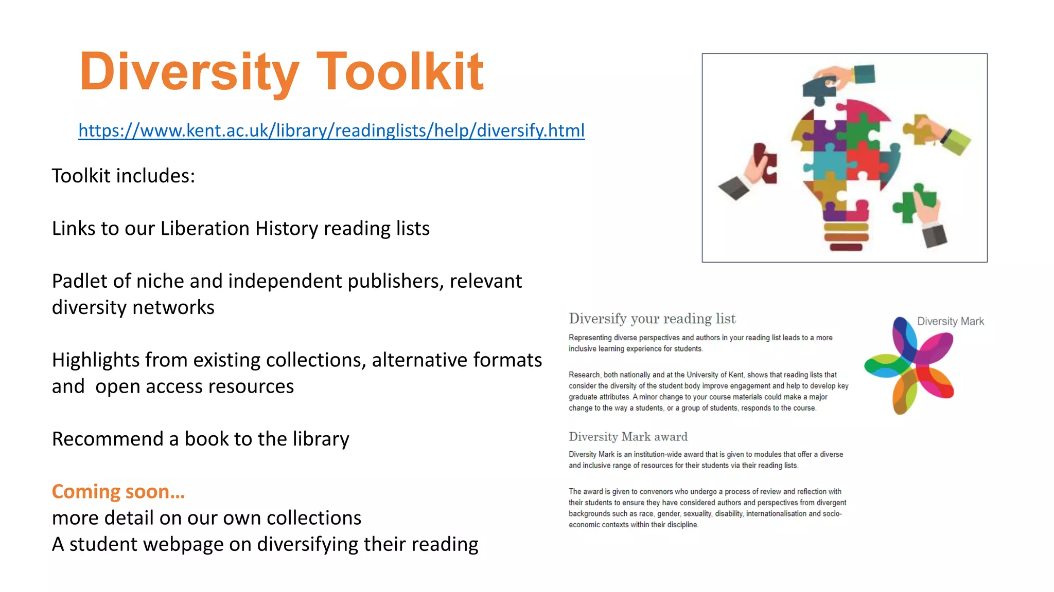 TAUG: Tools for change diversifying library collections | PPTX
