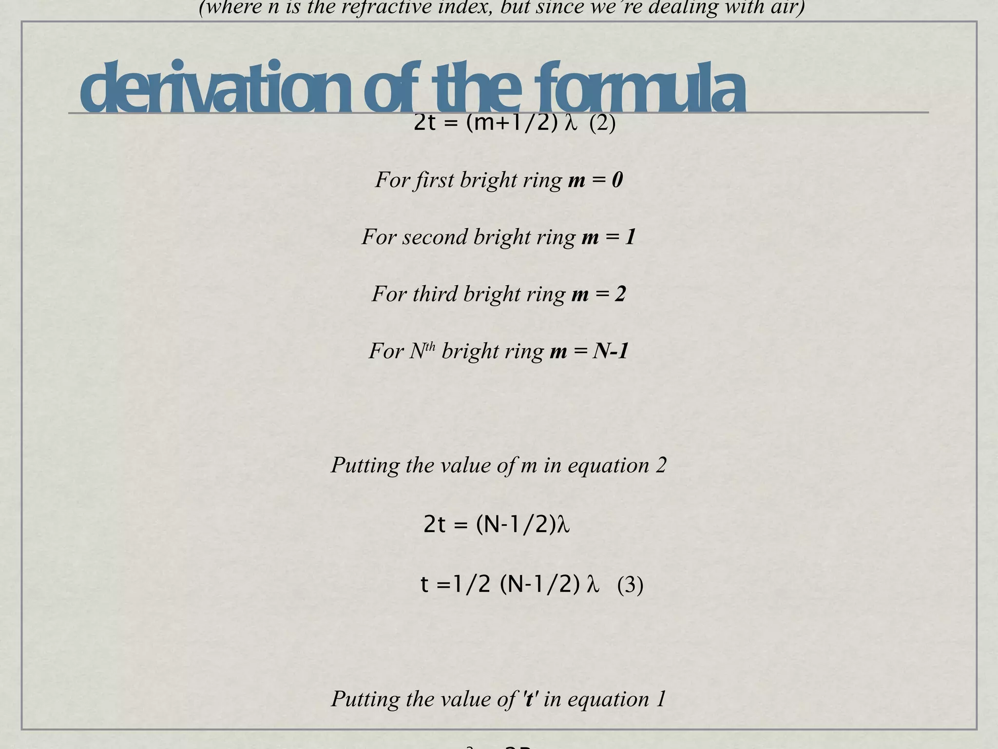 Tau grp11 newton's rings | PPT