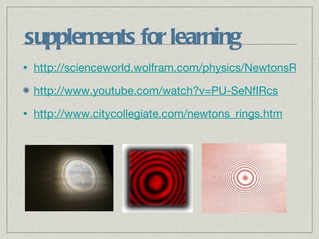 Tau grp11 newton's rings | PPT