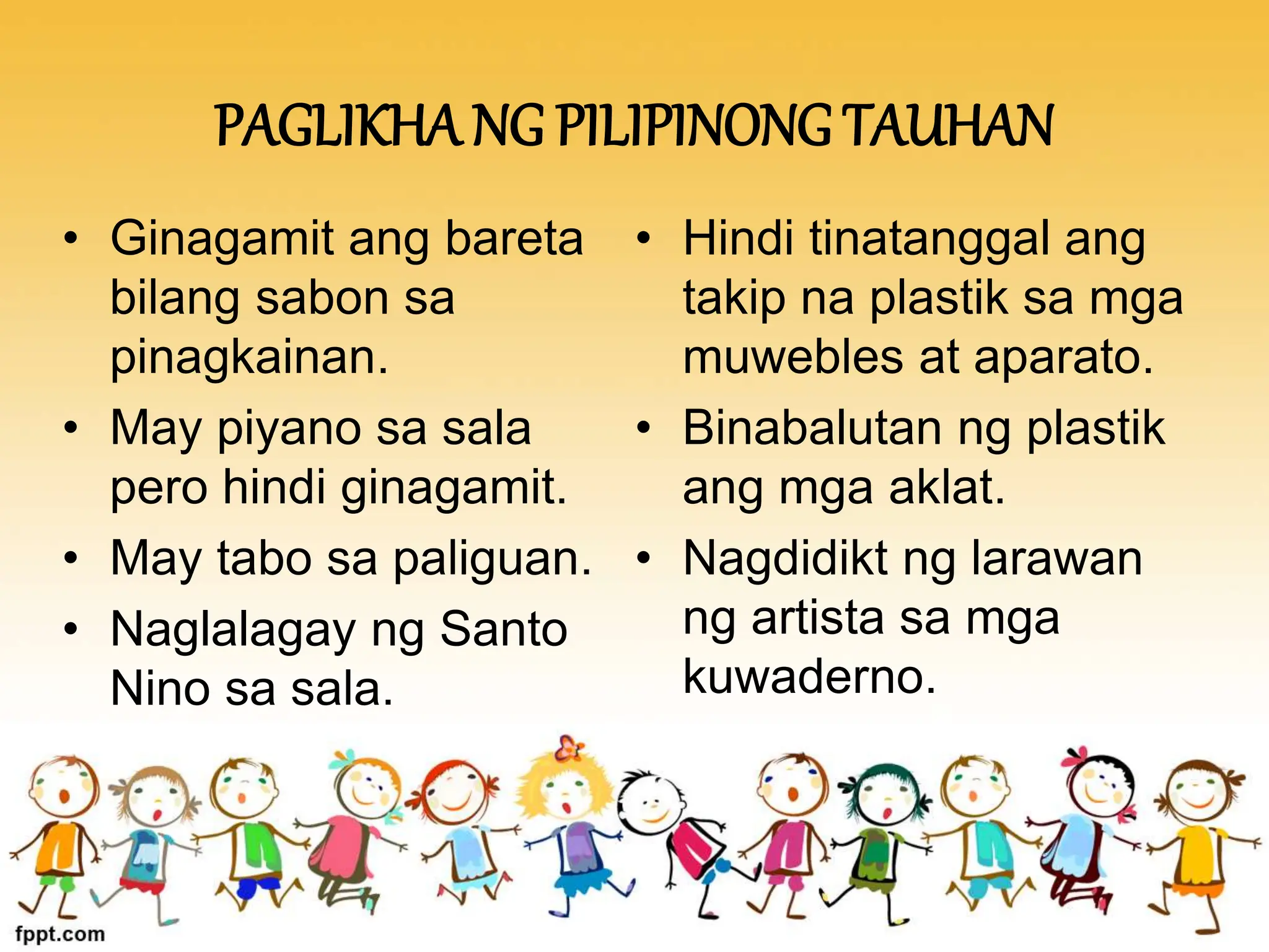 Tauhan at Karakterisasyon sa Pagbuo ng isang Maikling Kwentong Filipino ...