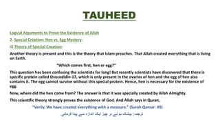 TAUHEED slides for css/pms (presentation form) | PPTX