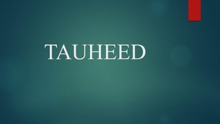 TAUHEED and concept of Shirk.pdf | Islam | Religion & Spirituality
