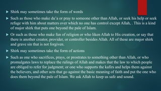 TAUHEED and concept of Shirk.pdf