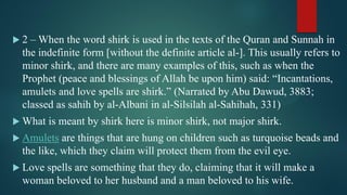 TAUHEED and concept of Shirk.pdf