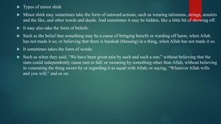 TAUHEED and concept of Shirk.pdf