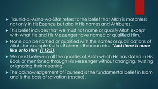 TAUHEED and concept of Shirk.pdf