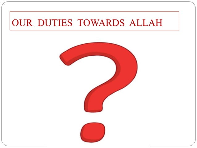 Tauheed(Oneness of Allah) presentation by Nayab Siddiqui | PPTX