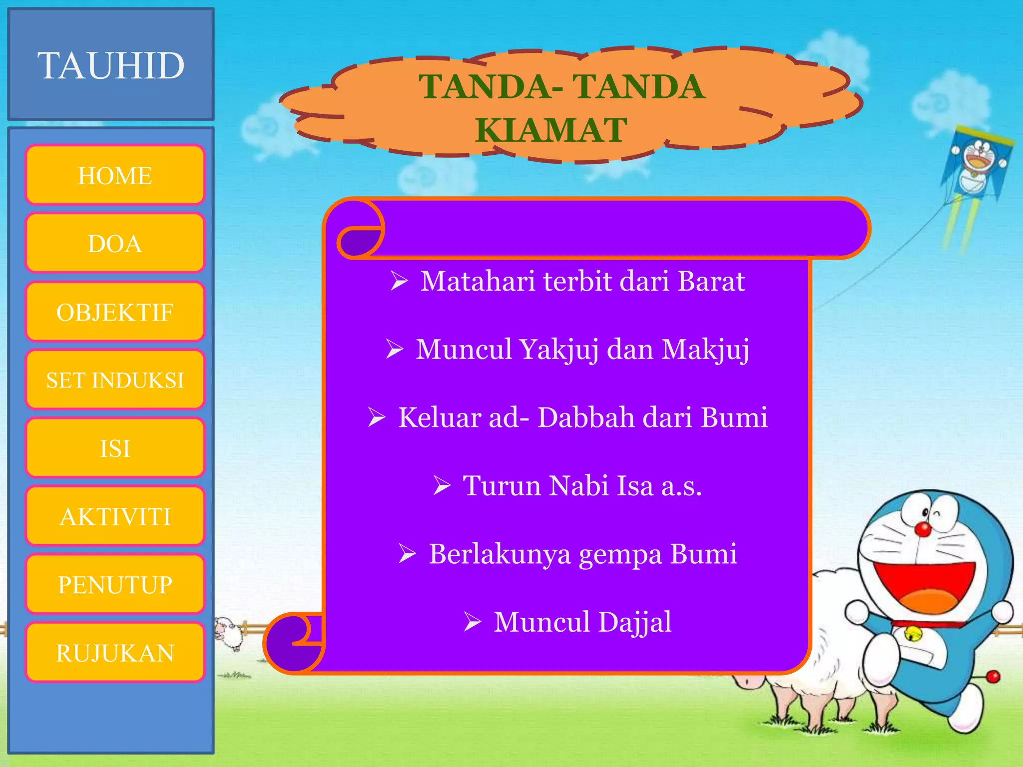Tauhid : Hari kiamat tahun 3 | PPTX