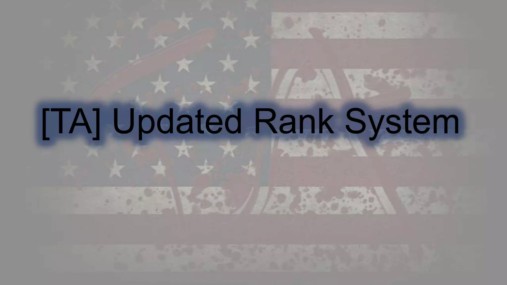 TA Updated Rank Structure | PPT