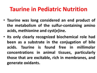 Taurine | PDF