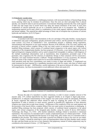 Taurodontism; clinical considerations | PDF