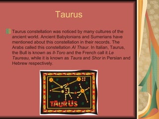 Taurus ashlyn | PPT