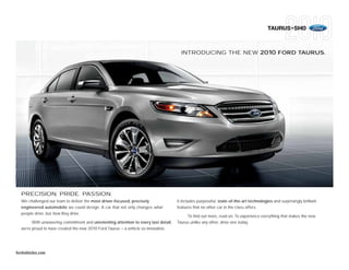 2010 Ford Taurus Hamburg | PDF