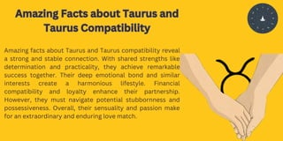 Taurus and Taurus Compatibility | PPT