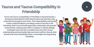 Taurus and Taurus Compatibility | PDF