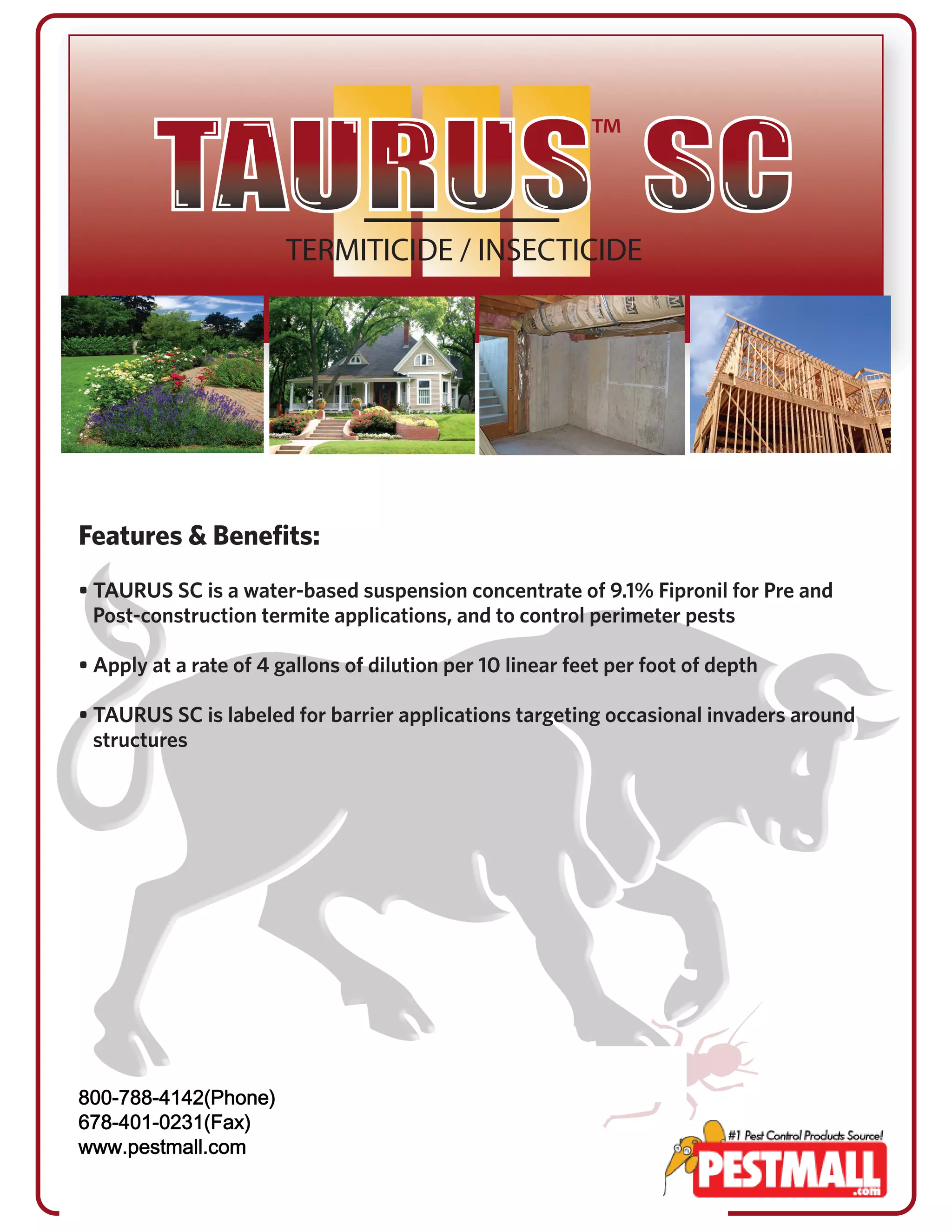 Taurus SC Insecticide / Termiticide | PDF