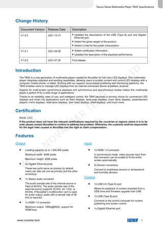 Taurus Series Multimedia Player TB40 Specifications-V1.0.2.pdf