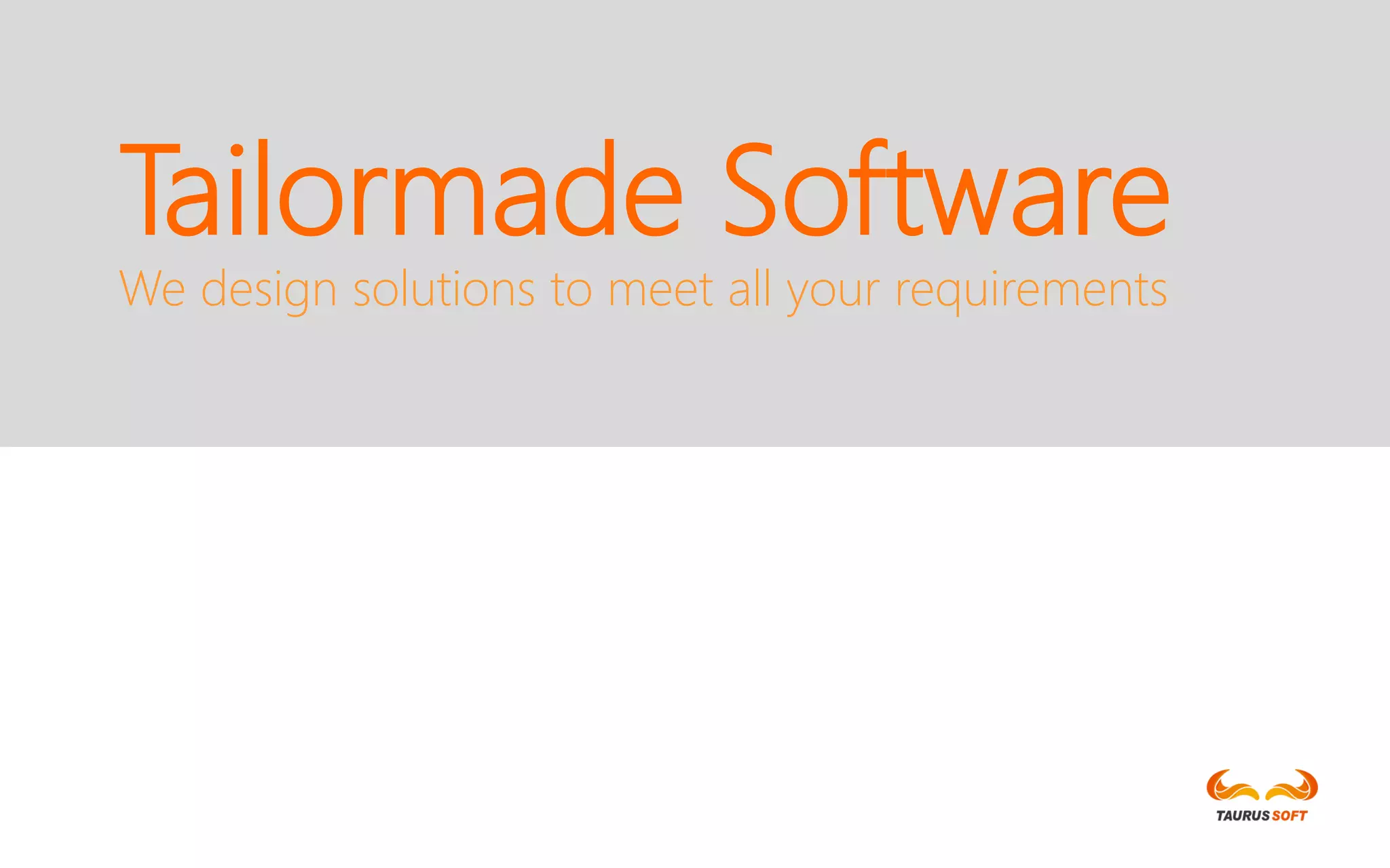 Taurus soft tailormade software | PDF