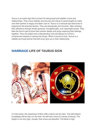 TAURUS ZODIAC SIGN । ALL THE SECRETS YOU NEED TO KNOW | PDF