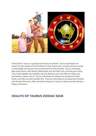 TAURUS ZODIAC SIGN । ALL THE SECRETS YOU NEED TO KNOW | PDF