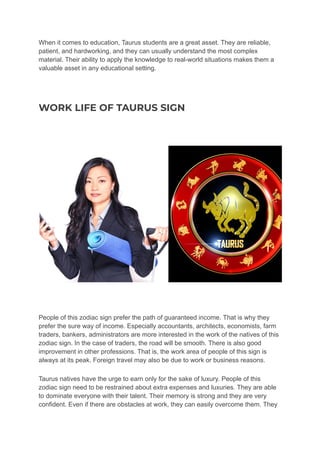 TAURUS ZODIAC SIGN । ALL THE SECRETS YOU NEED TO KNOW | PDF