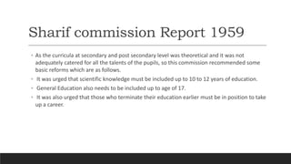 policy reforms of education in Pakistan curriculum devlopment | PPTX ...