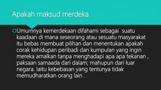 Tausiah kemerdekaan dan hijrah | PPTX