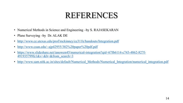 Presentation on Numerical Integration | PPTX
