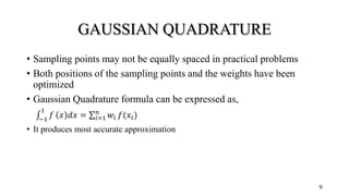 Presentation on Numerical Integration | PPTX