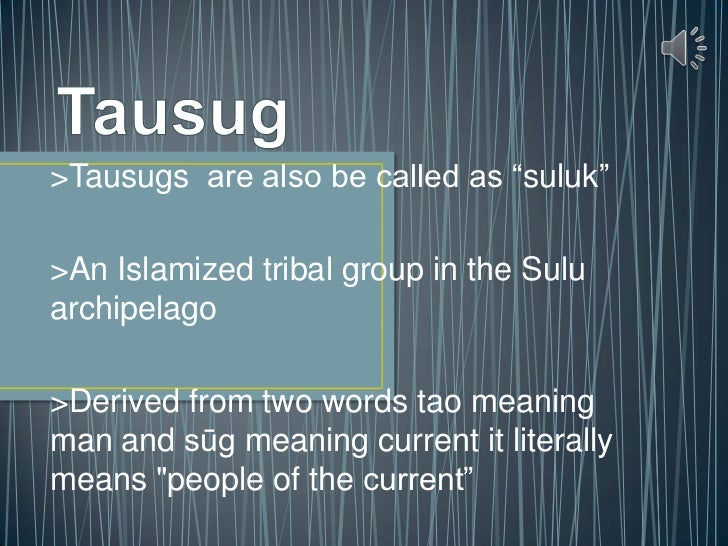 Tausug