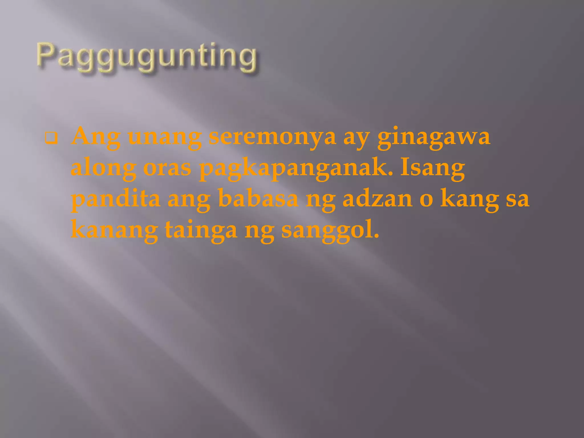 Tausug believes and practices | PPT