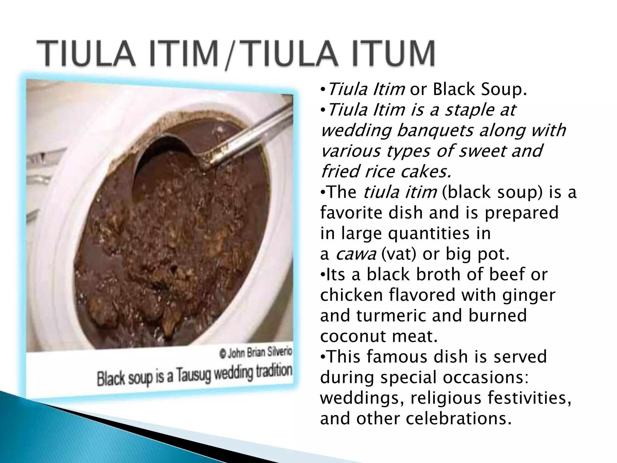 Tausug delicacies | PPT