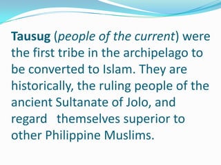 Tausug lifestyle | PPT