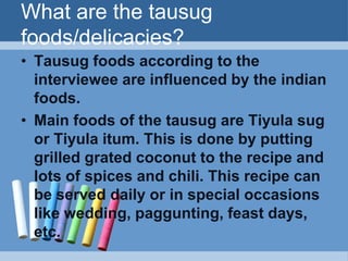 Tausug Culture | PPTX