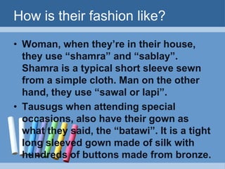 Tausug Culture | PPTX