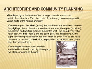 Tausug Architecture | PPTX