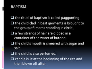 TAUSUG BELIEFS AND PRACTICES | PPTX