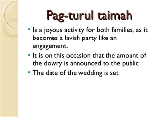 Tausug Wedding | PPT
