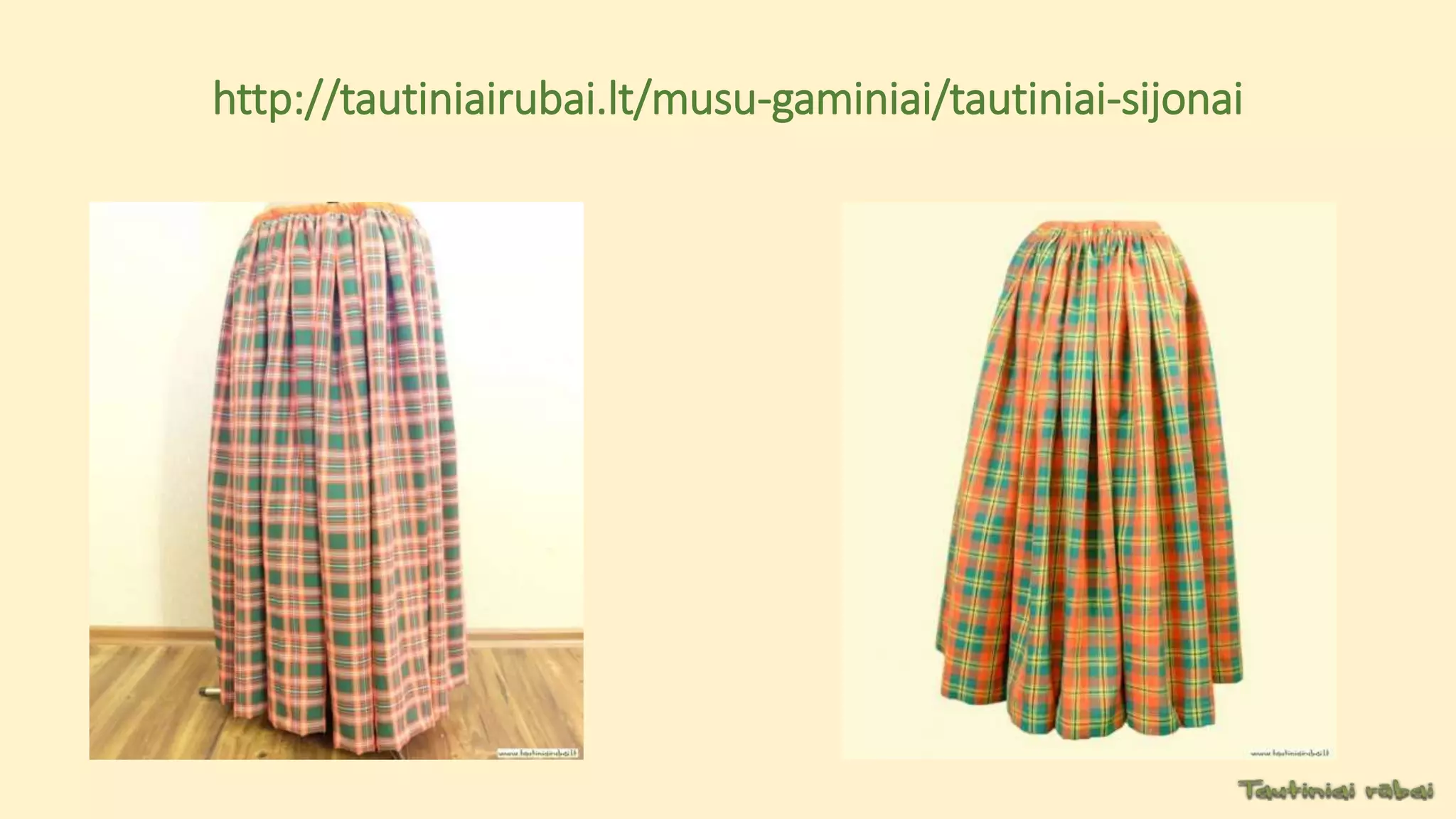 Tautiniai rūbai | PPT