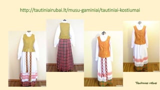 Tautiniai rūbai | PPTX