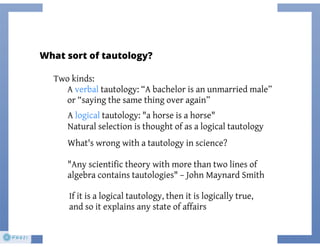 Tautology | PDF