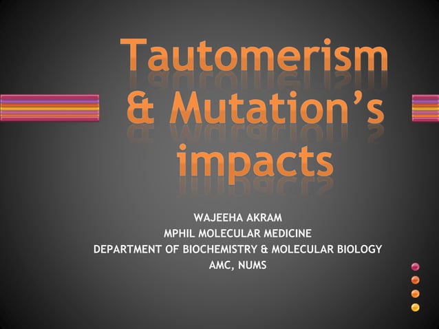 Tautomers | PPTX | Chemistry | Science