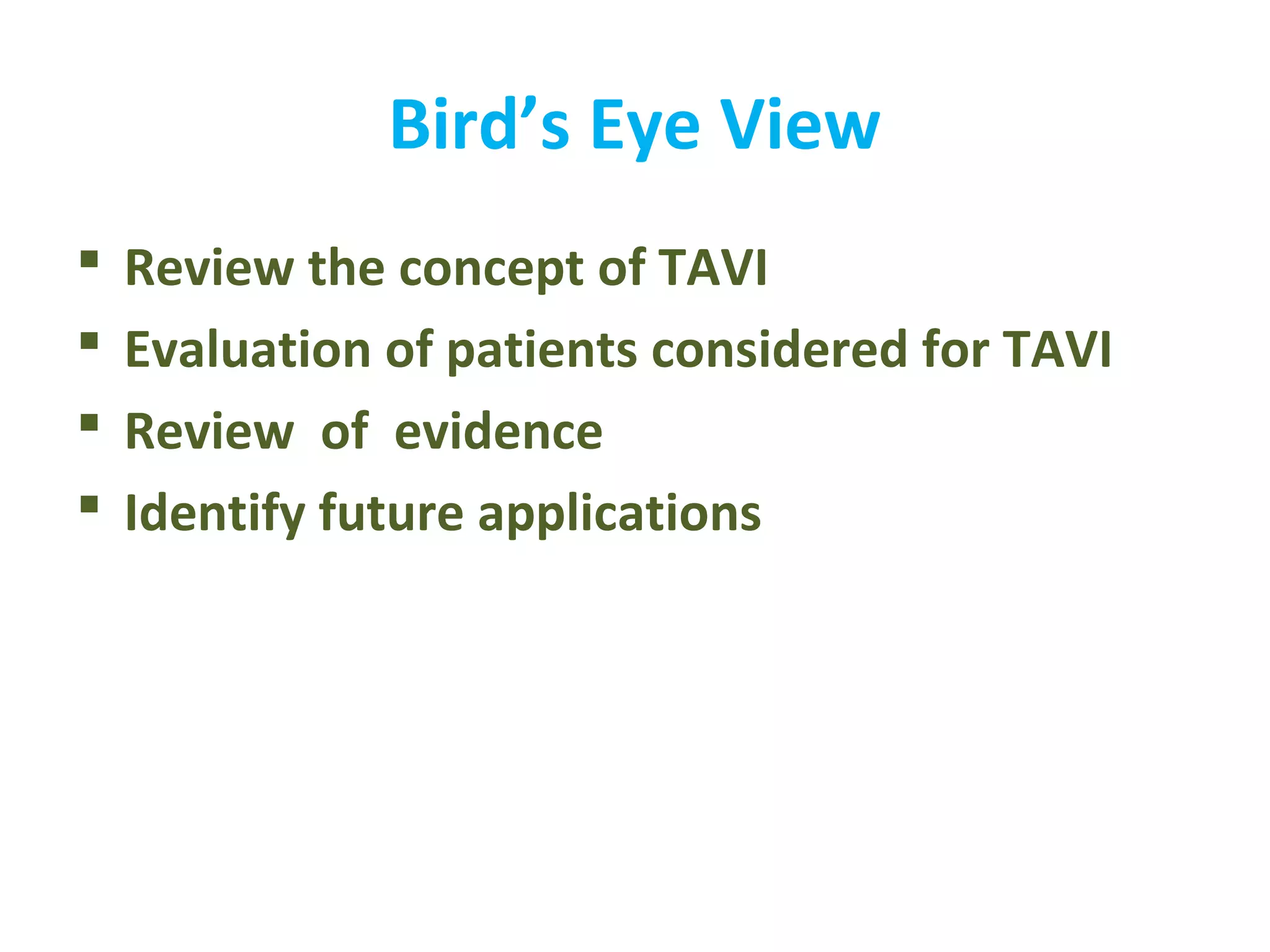 TAVI | PPT