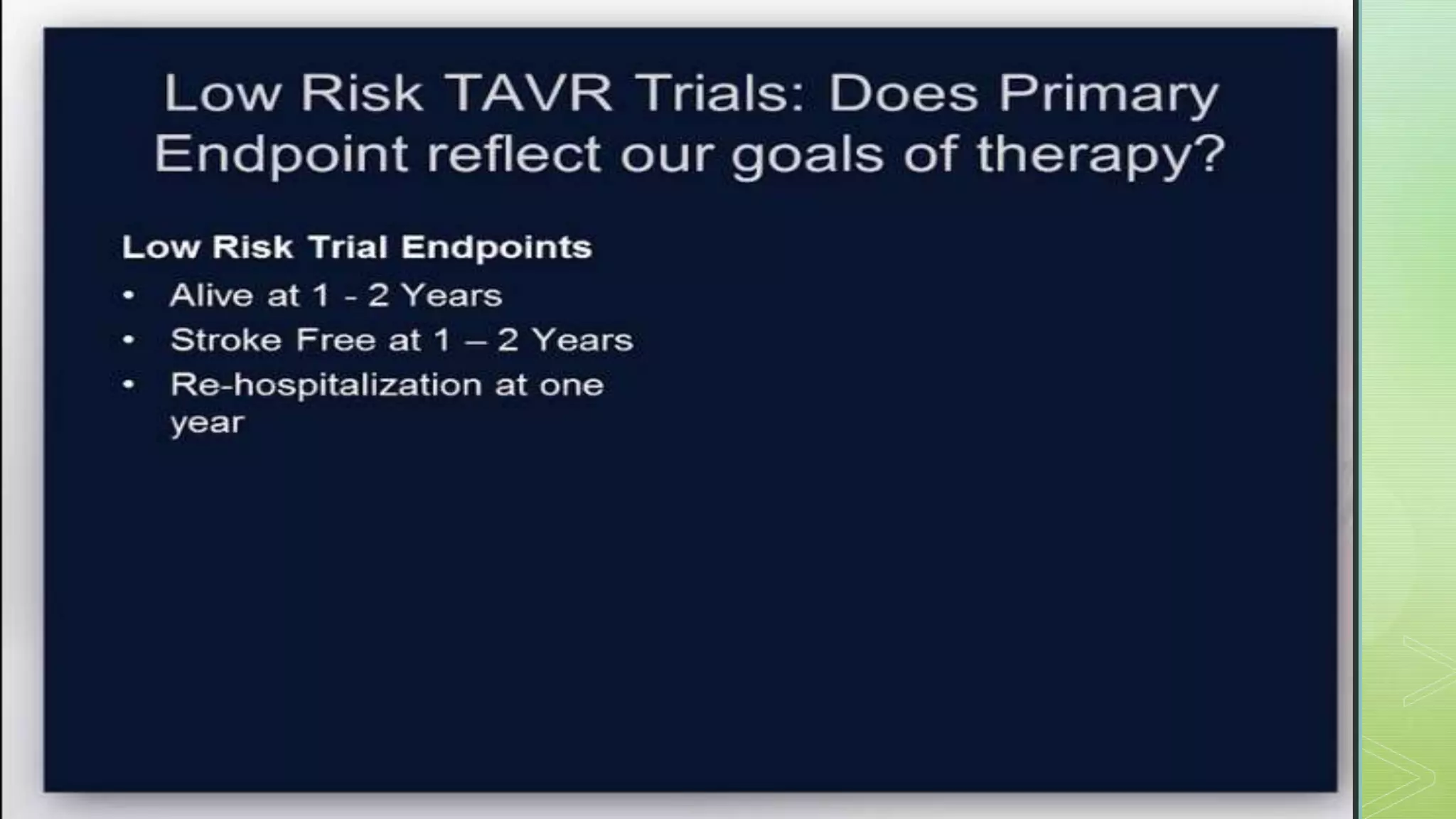 TAVI Trials vs SAVR | PPTX