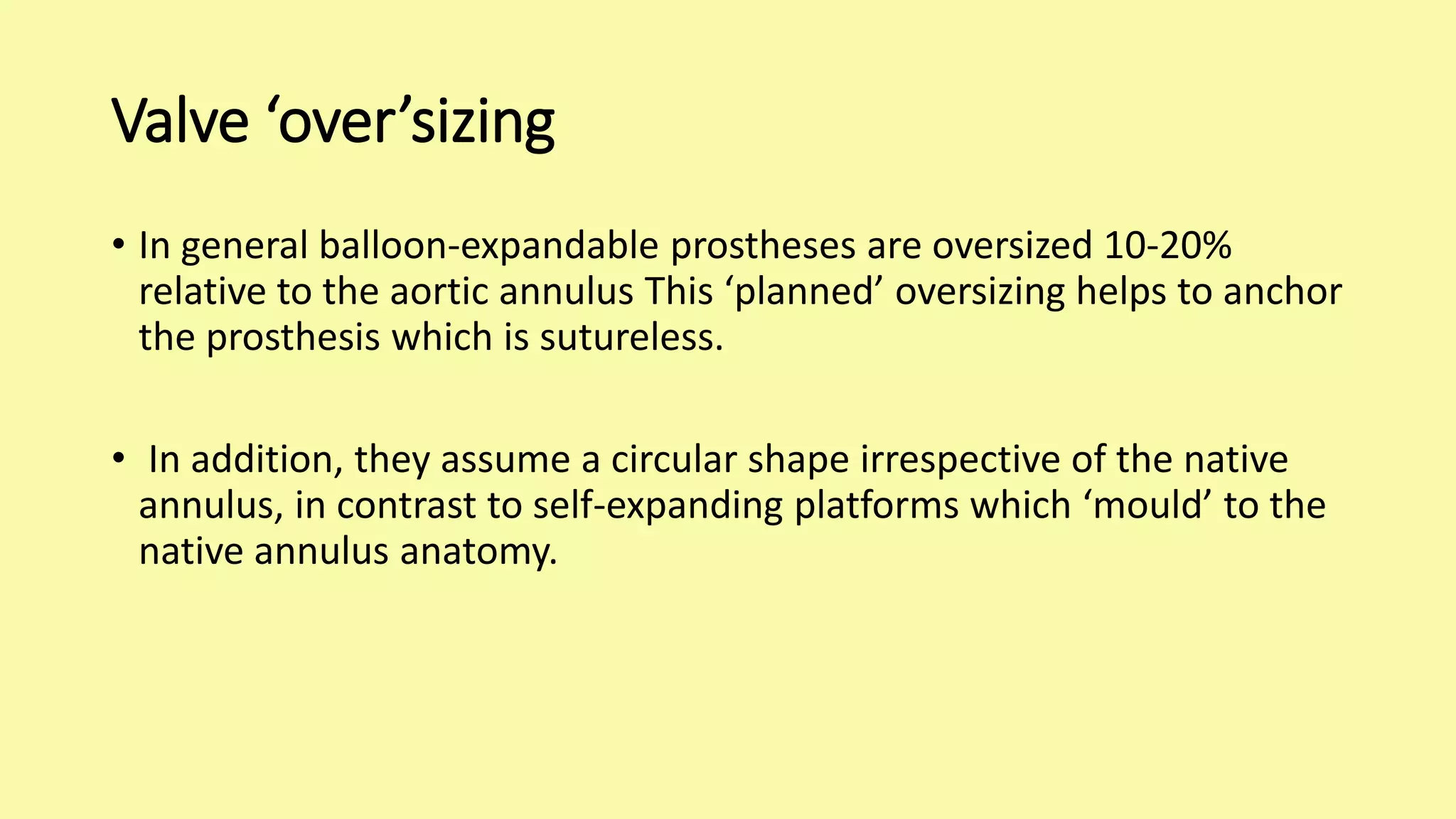 TAVI - Transcatheter Aortic Valve Implantation | PPTX