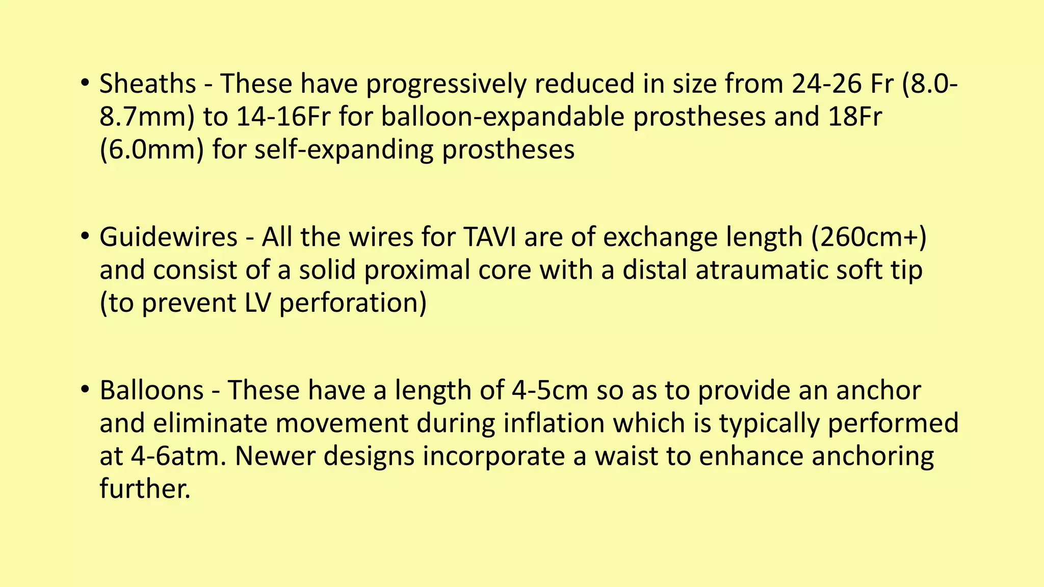 TAVI - Transcatheter Aortic Valve Implantation | PPTX