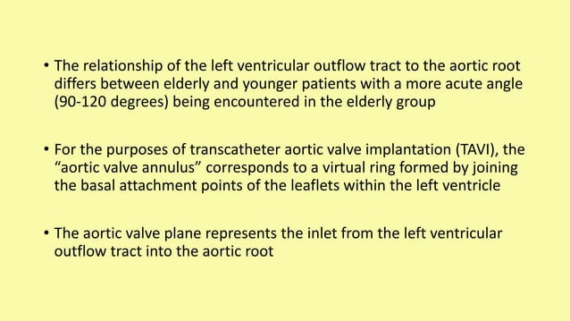 TAVI - Transcatheter Aortic Valve Implantation | PPTX | Heart and ...