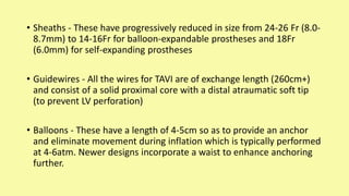 TAVI - Transcatheter Aortic Valve Implantation | PPTX